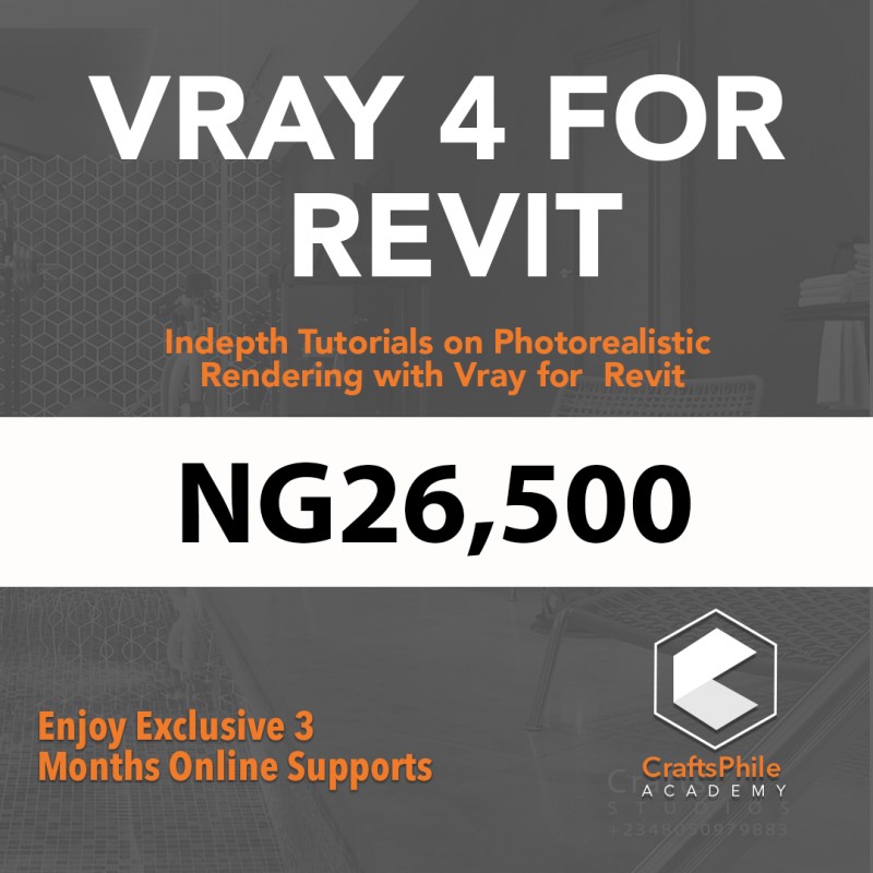 Buy COMPLETE DEEP DIVE INTO VRAY FOR REVIT by CraftsPhile Academy on Selar