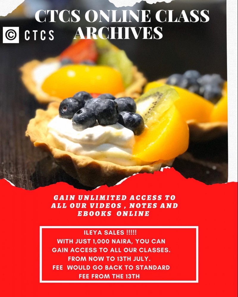 Buy CTCS ONLINE CLASS ARCHIVE by CTCS LAGOS on Selar