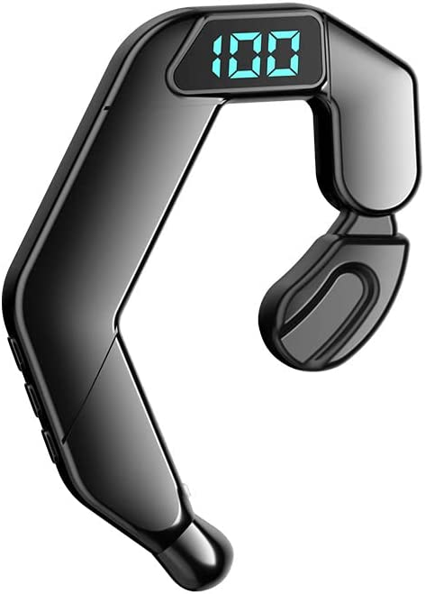 Buy Single-Ear Bluetooth Headset Bone Conduction Hanging Ear Type Non-in-Ear Digital Display ...