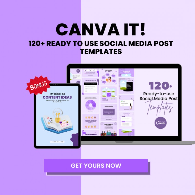 Buy Canva It - 120+ Ready-to-use and Easy-to-edit Social Media Post ...