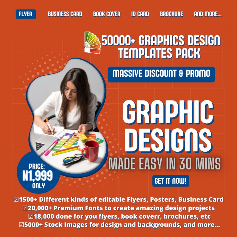Buy Graphic Design Templates Pack by Hios Web Solutions on Selar