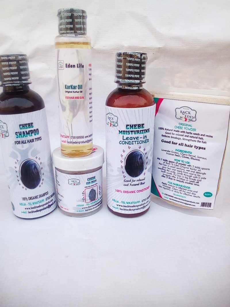Buy CHEBE HAIR GROWTH KIT (FULL KIT) by Back To Eden Products on Selar