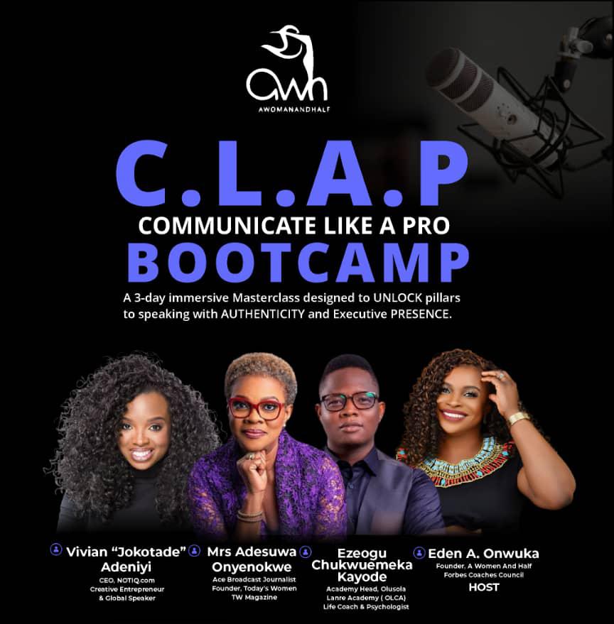 Buy COMMUNICATE LIKE A PRO (CLAP) COURSE by Eden A. Onwuka- A Woman And ...