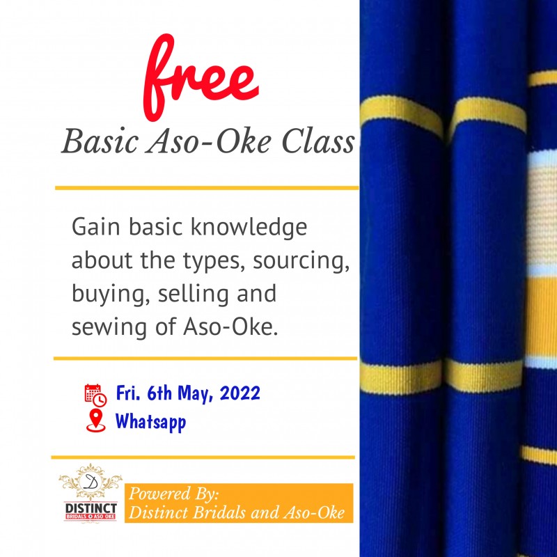 Get Basic Aso-Oke Class by Elizabeth Ogunsote on Selar