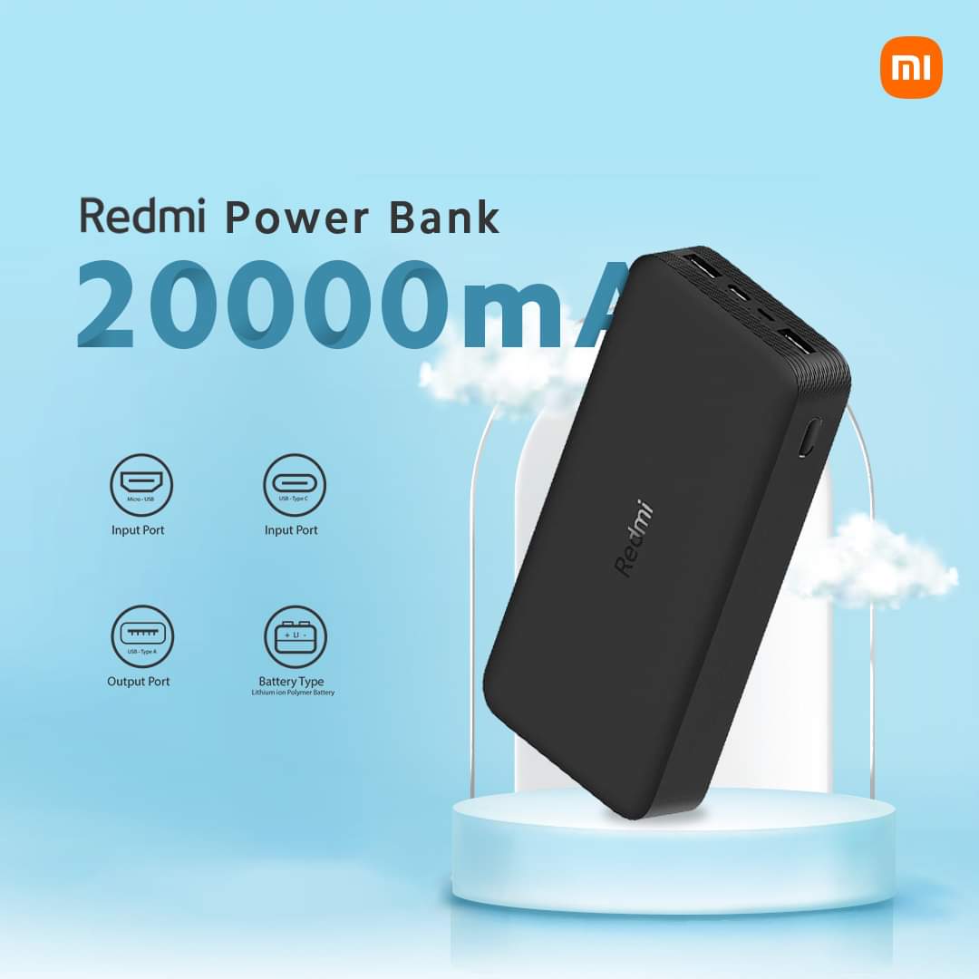 Buy Redmi power bank by Emmanuel Akaniyene David on Selar