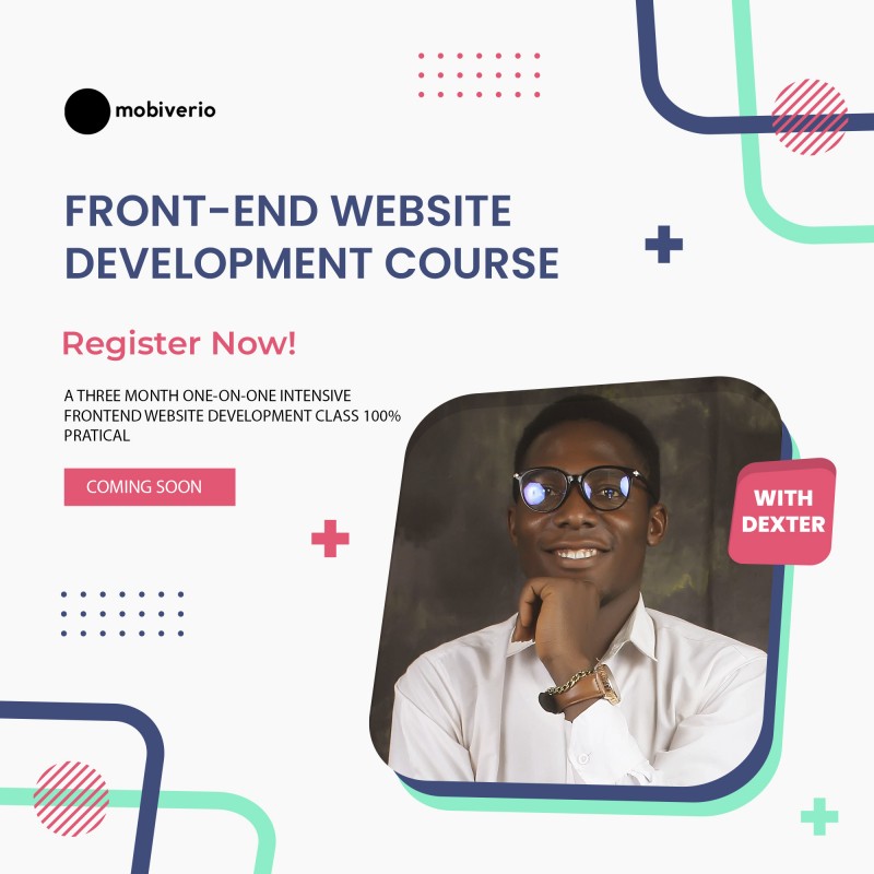 Buy FRONT-END WEBSITE DEVELOPMENT COURSE by Richard Isaac on Selar