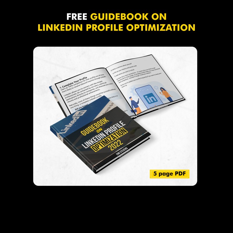 Get [FREE] Guidebook on LinkedIn Profile Optimization 2022 by Eno Stevens on Selar