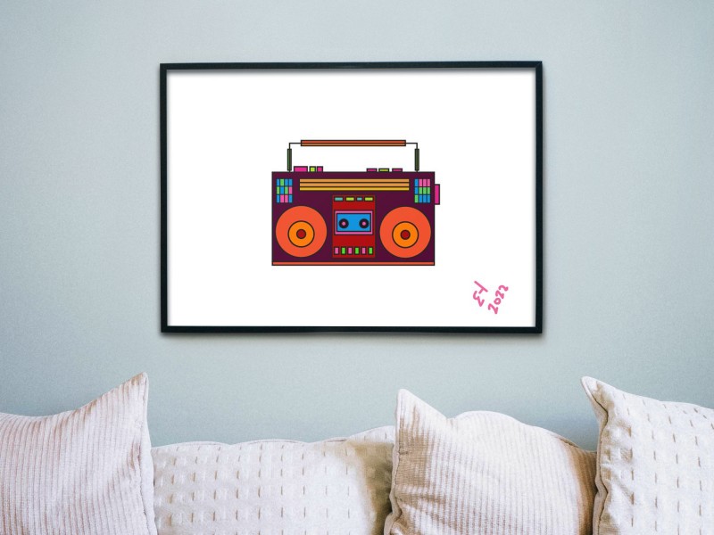 Buy Boomplayer downloadable print by Enya Creates on Selar