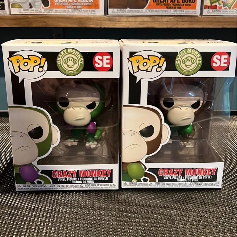 Buy Crazy Monkey Brown and Green Funko Pop Rare Grail by ROOSEVELT ...