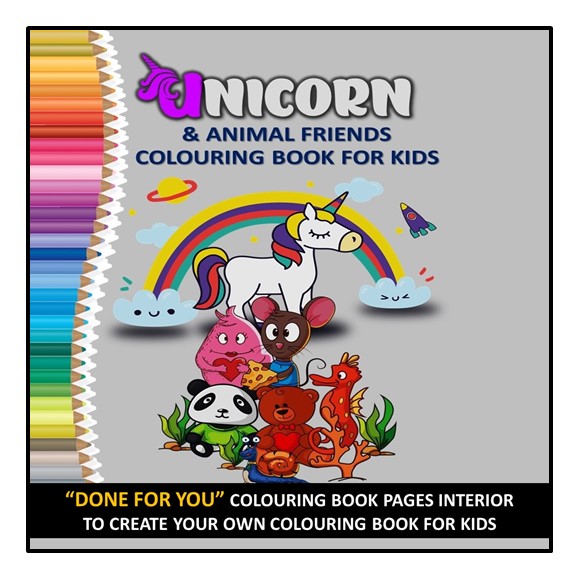 Buy Unicorn & Animals Friends Colouring Book For Kids: Great Gift For ...