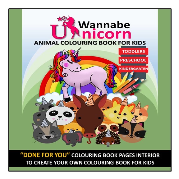 Buy Wannabe Unicorn Colouring Book For Kids: Great Gift For Girls And ...