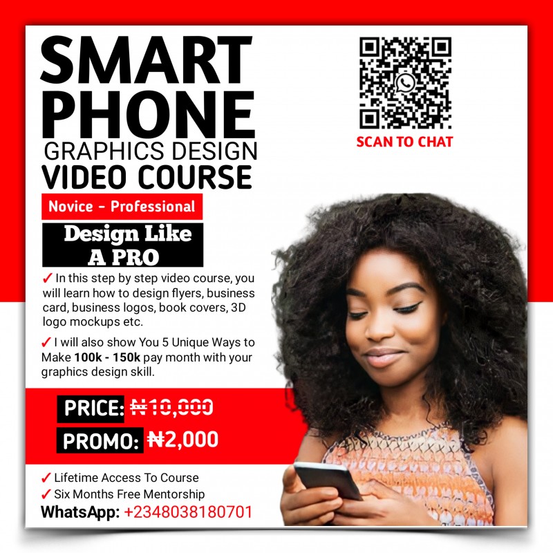 Buy SMARTPHONE GRAPHICS DESIGN COURSE by CHRIS BASSEY on Selar