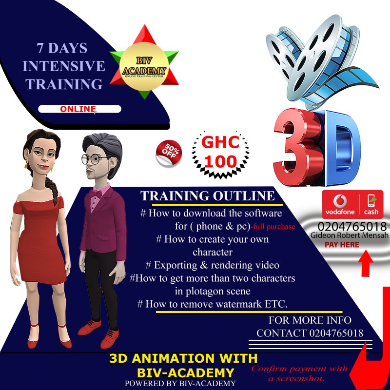 Buy 3D ANIMATION CARTOONING VIDEO EDITING TRAINING by Gideon Robert ...