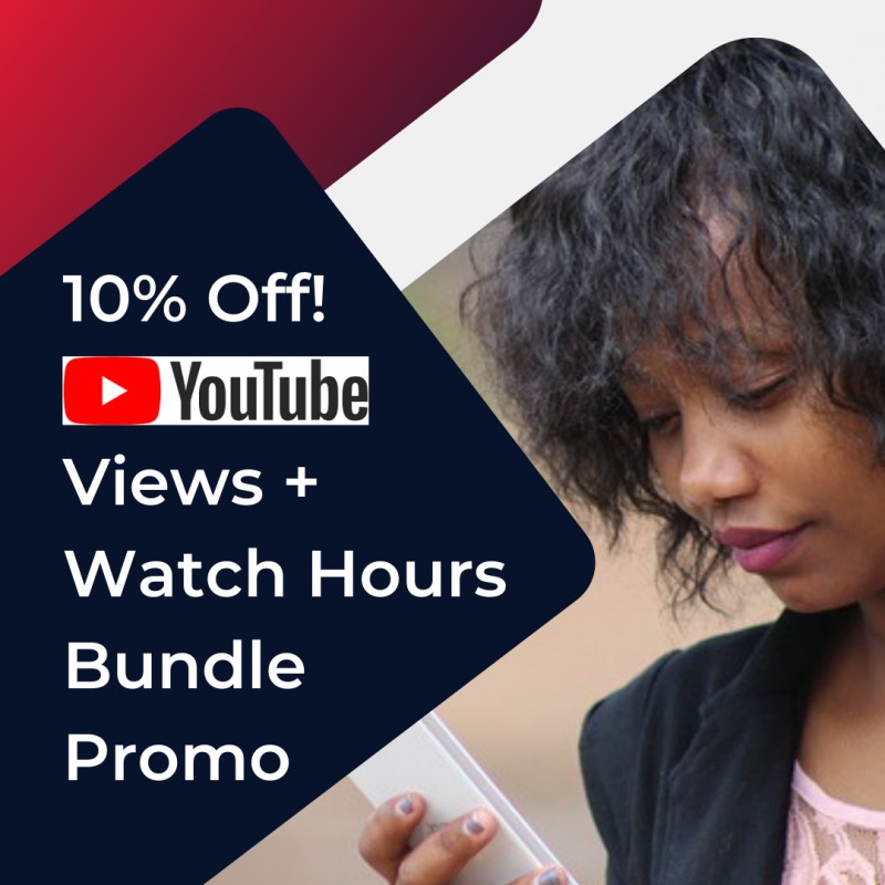 Buy Uviews Black Friday Promo - 10% Off 200 Views + 2 Hours Watch Hours Bundle by House of Henri ...
