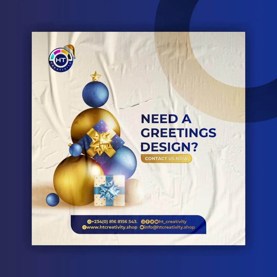 Buy Greetings design by Somorin-David Eniola Samuel on Selar