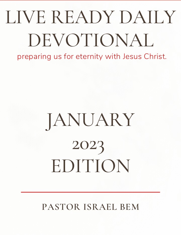 Buy LIVE READY DAILY DEVOTIONAL January 2023 By Pastor Israel Bem by ...