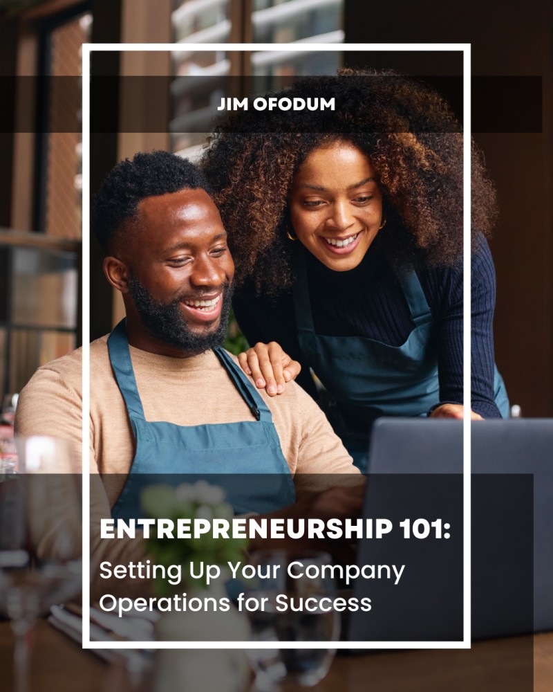 Buy Entrepreneurship 101: Setting Up Your Company Operations for ...