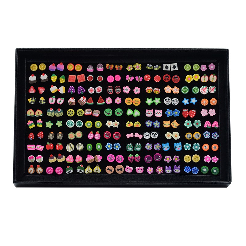 Buy 100 PCs character stud earrings by My 3kstore on Selar