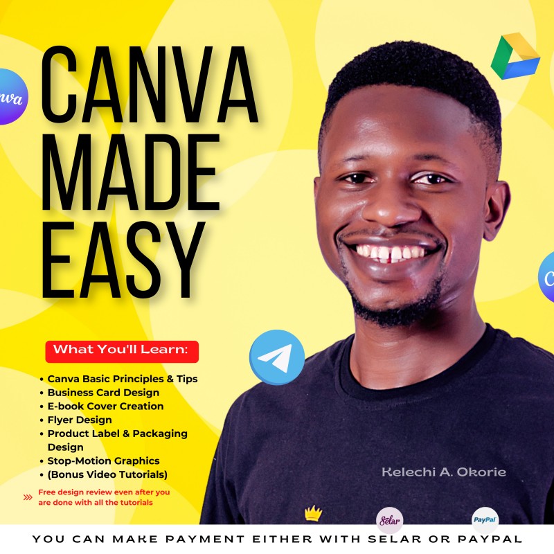 Buy Canva Made Easy By Kelechi Augustine Okorie On Selar co