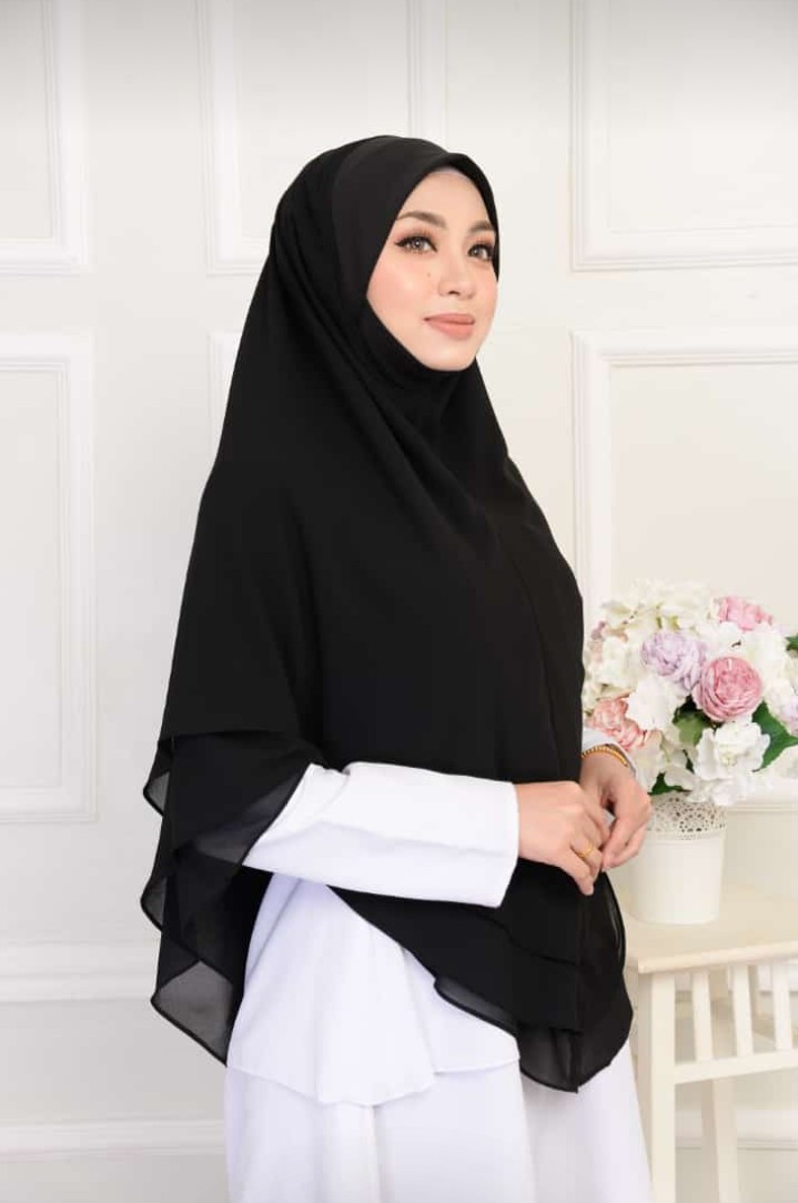 Buy Adult 4XL 3 layer hijab by Kids Hijab Naija on Selar
