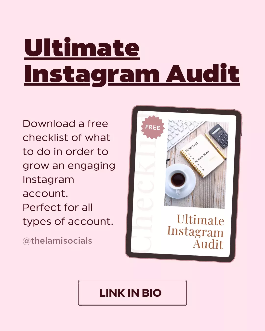 Buy Ultimate Instagram Audit by Lami on Selar