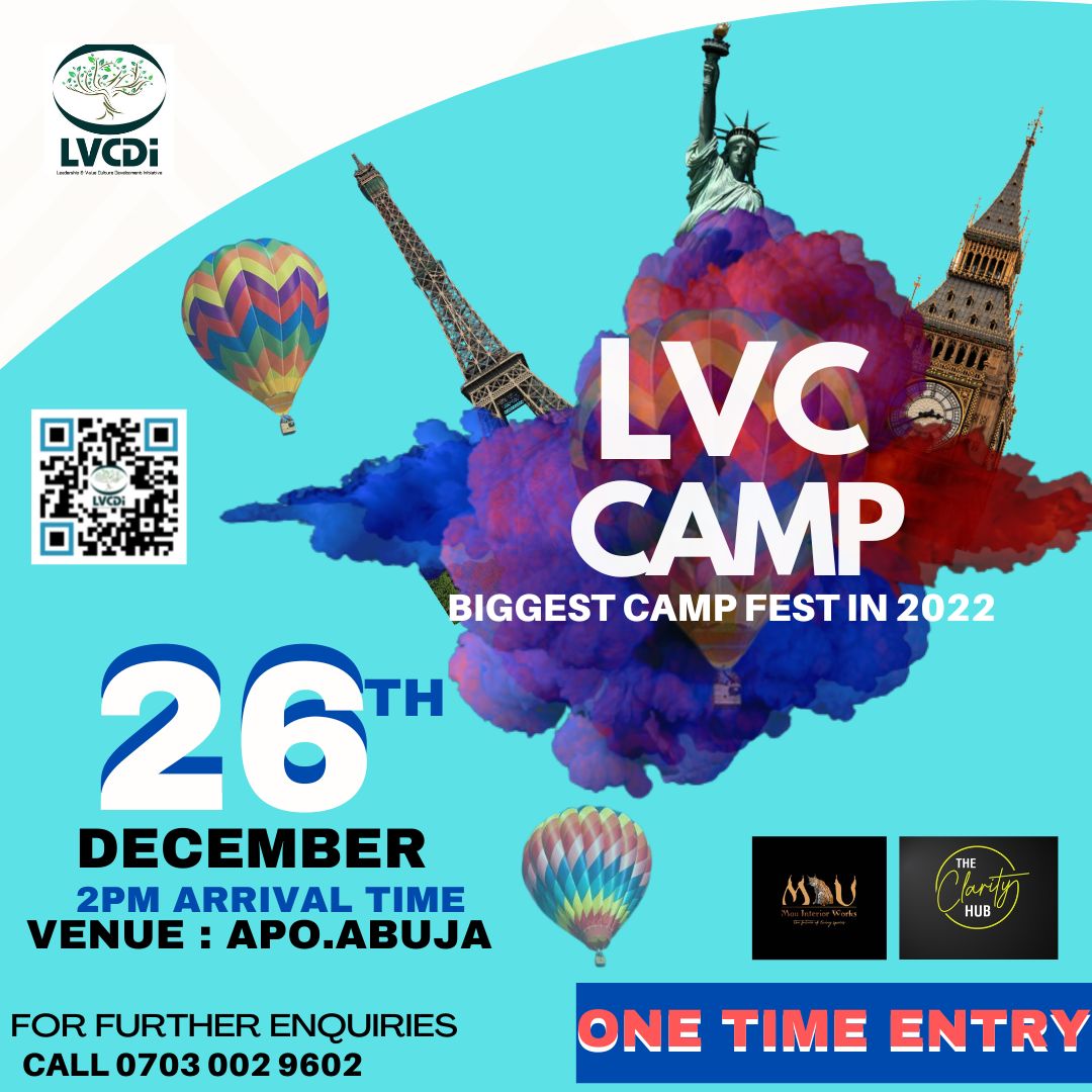 Buy LVC CAMP TICKET by lilies variety club on Selar