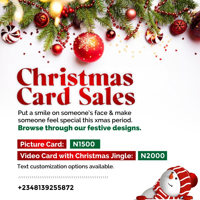 Buy Christmas Video Card by Elizabeth Ita on Selar