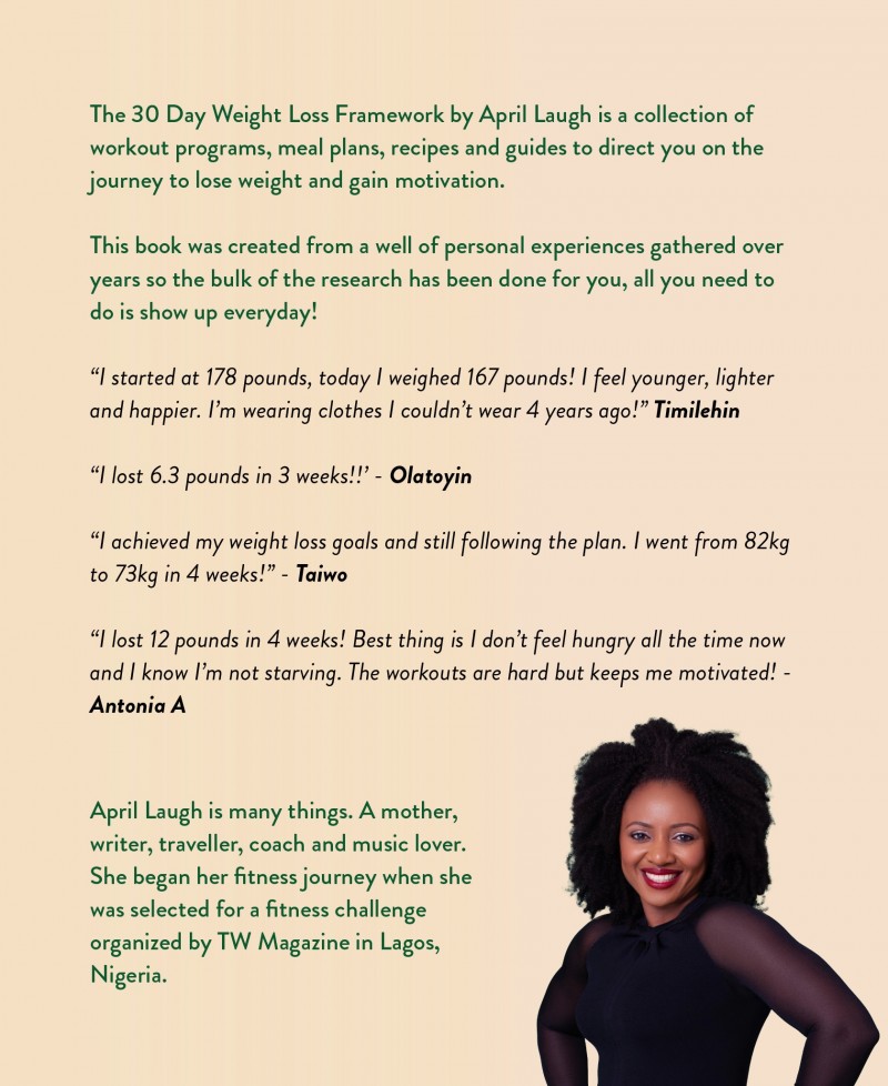 Buy The 30 Day Weight Loss Framework: Easy-to-follow Plan To Help You ...