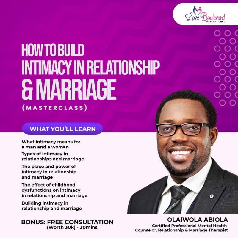 Buy Masterclass on How to Build Intimacy in Relationship & Marriage by ...