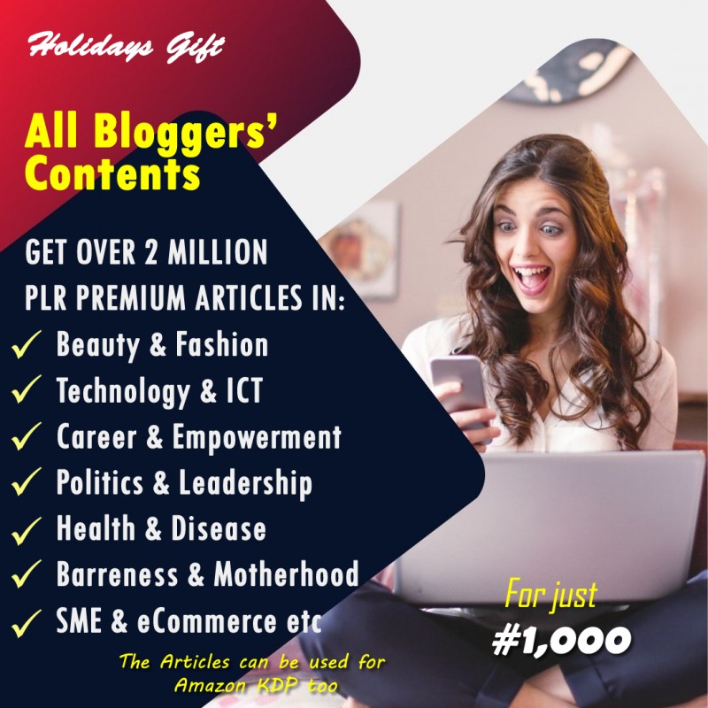 Buy All Bloggers Contents by Saheed Oladejo on Selar