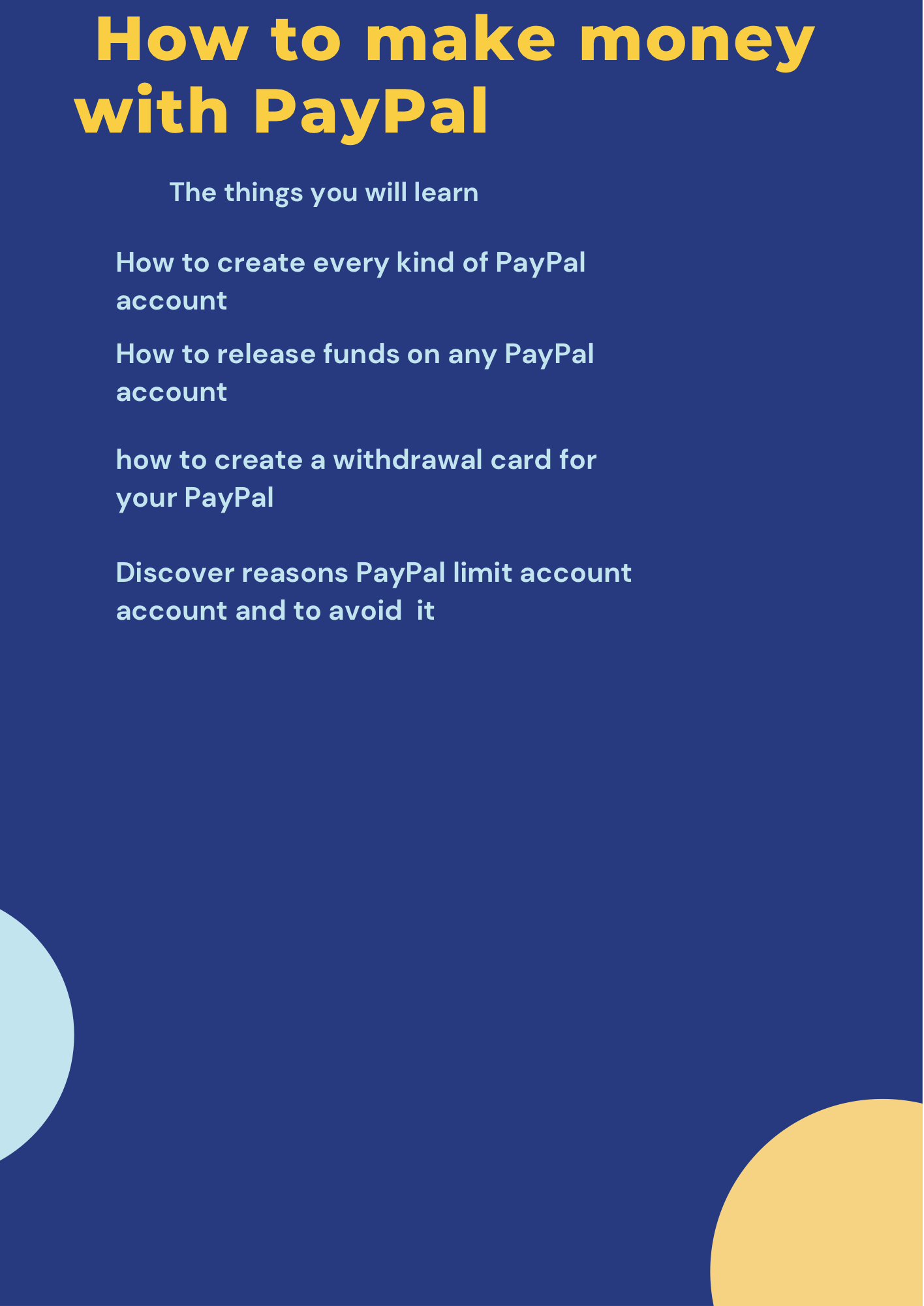 Buy How to make money with paypal by Simon Chinonye on Selar