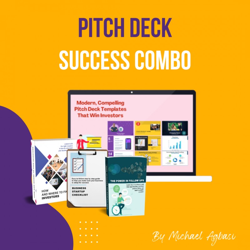 Buy Pitch Deck Success Combo by Michael Agbasi on Selar