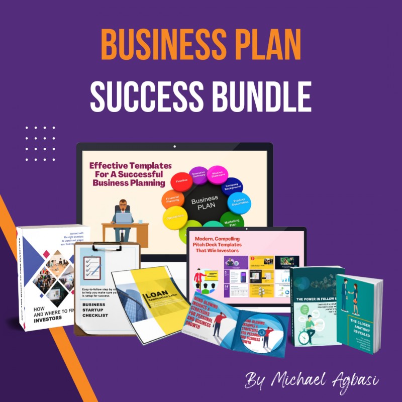 Buy Business Plan Success Bundle by Michael Agbasi on Selar