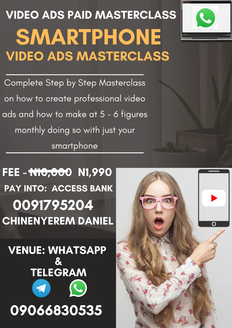 Buy Video Ads Masterclass by MORDIGITALS on Selar