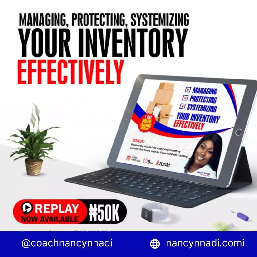 Buy Managing, Protecting, and Systemizing Your Inventory Effectively (REPLAY) by NANCY NNADI on ...