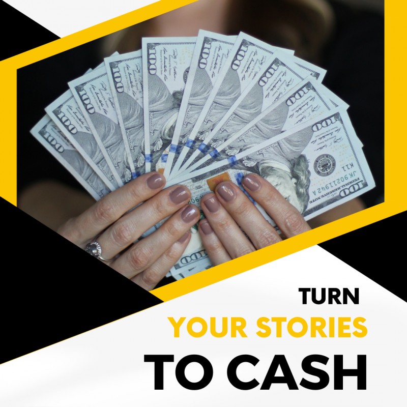 Buy TURN YOUR STORIES TO CASH by Naomi Osemedua on Selar