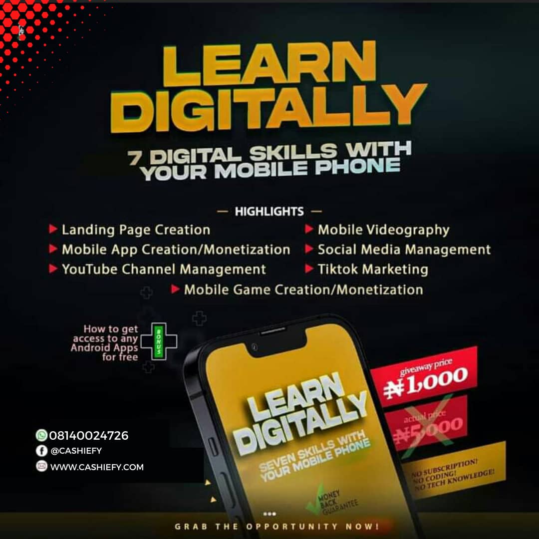 Buy Learn 7 High Income Digital Skills on smartphone by ClicksTribe on ...