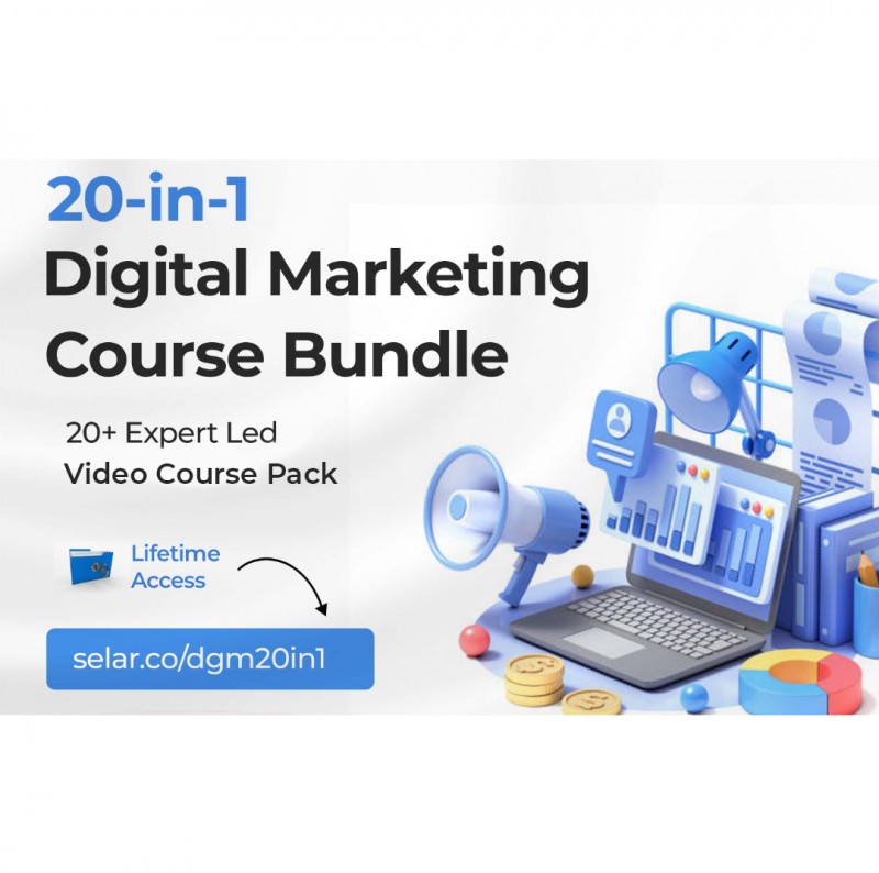 Buy Digital Marketing A-Z 20 in 1 Course Pack by Beep Technologies on Selar