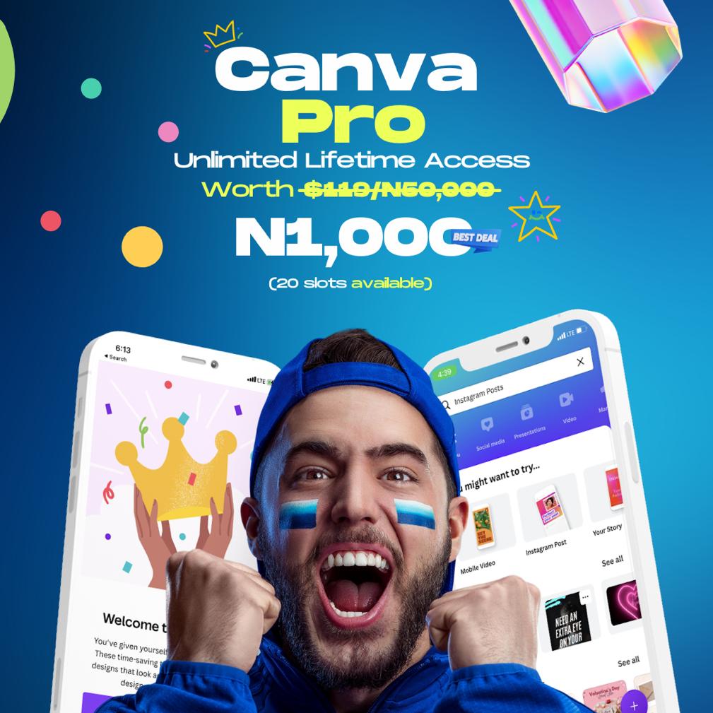 Buy Canva Pro by OBOT JOSHUA FRIDAY on Selar