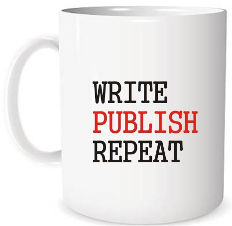 Buy Write Publish Repeat Mug by Oluwapelumi Emem-Newsong on Selar