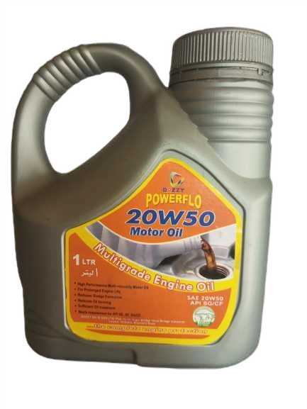 Buy DOZZY POWERFLO Muligrade Engine OIL 20W50 -1 LTR by Paul Udo Samuel ...