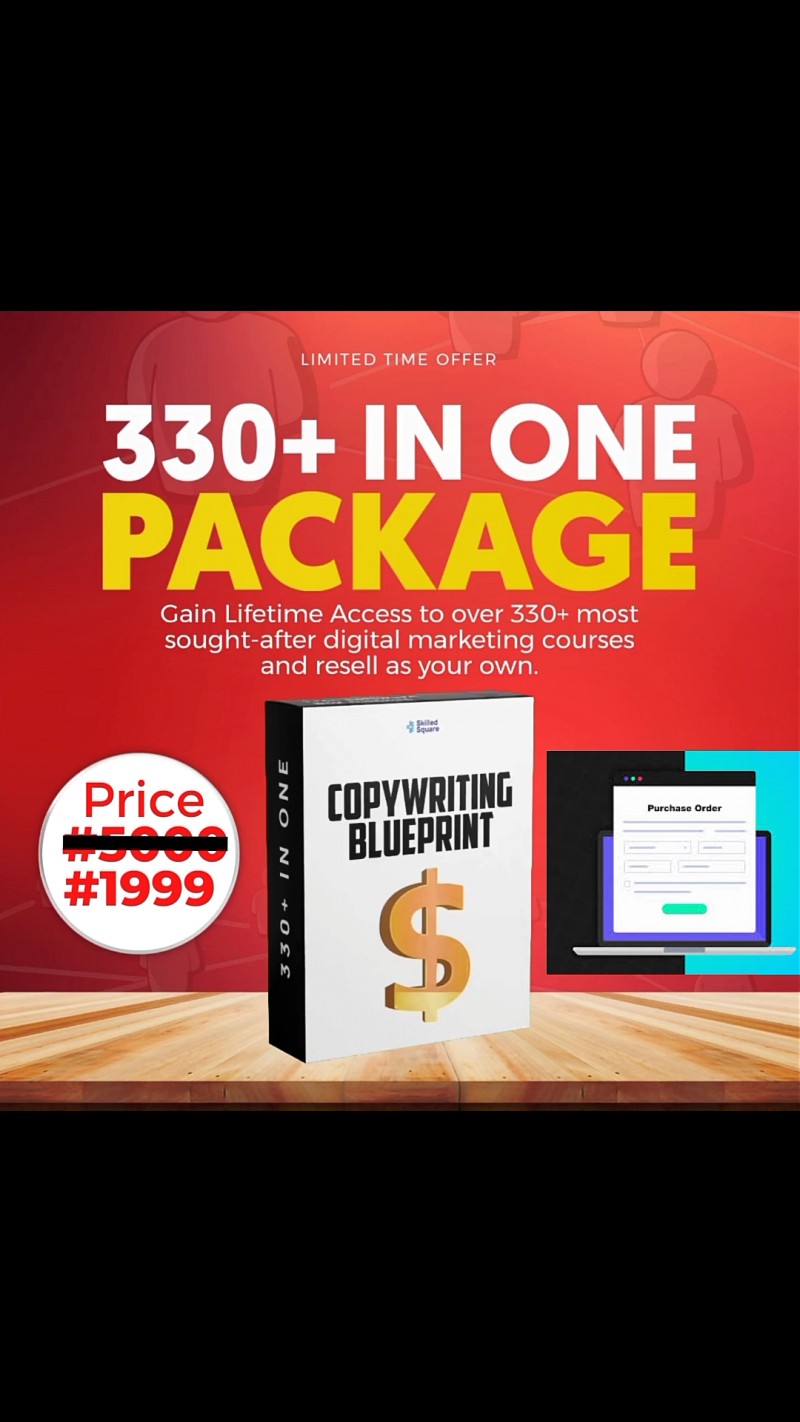 Buy 330+ IN ONE PACKAGE COURSE by Princess Adebayo on Selar