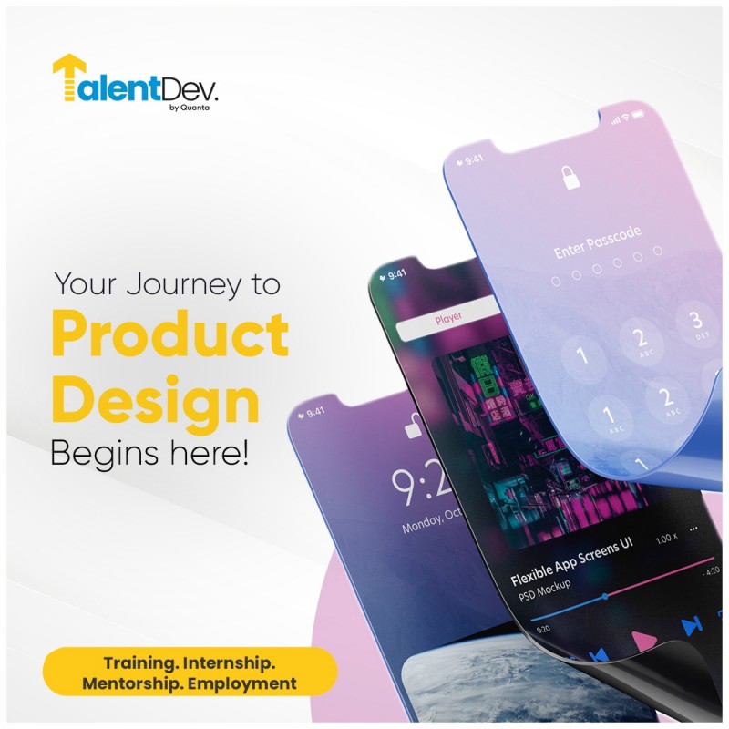 Buy TalentDev by Quanta (Product Design UI/UX) - Second Instalment by Quanta Africa on Selar
