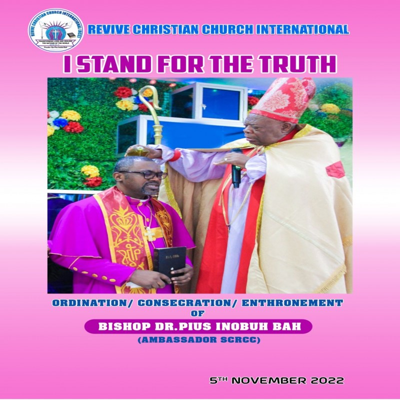 Buy Ordination Magazine of Bishop Dr. PIUS INOBUH BAH (E-Book) by ...