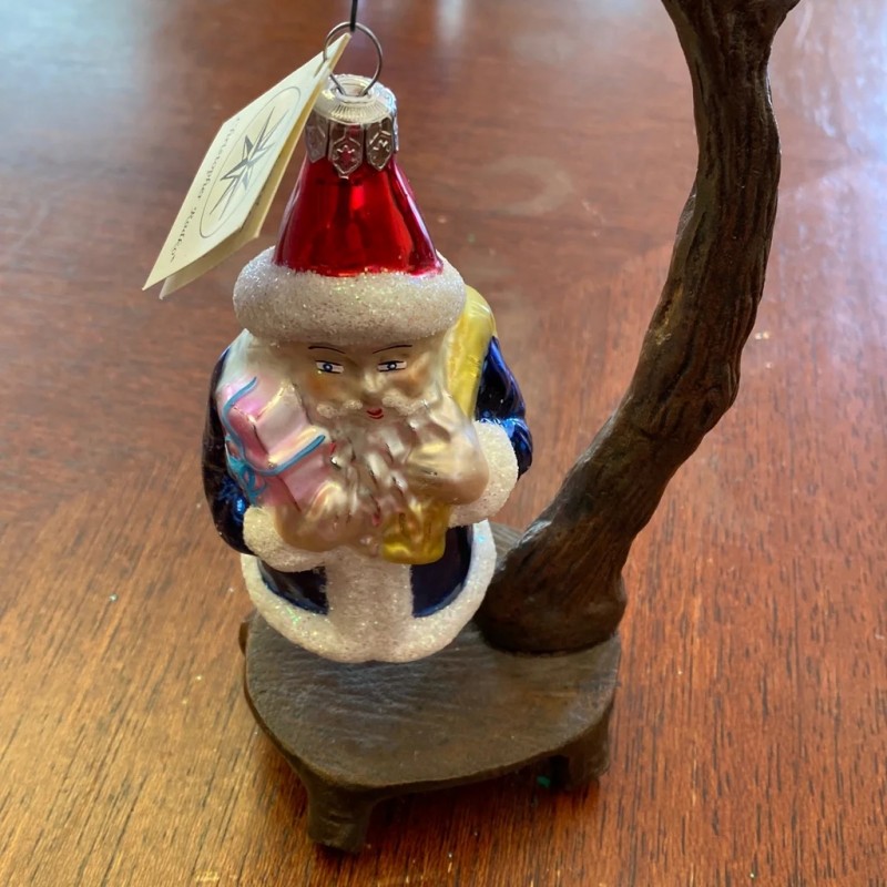 Buy Christopher Radko, small Santa ornament by KRISTY SCARBOROUGH on Selar