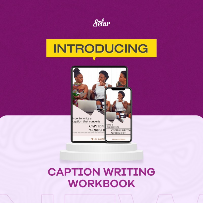 Buy How to Write Captions Like a Pro by Ayodele Ayoyinka Felix on Selar