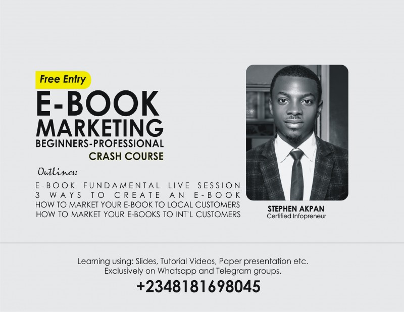 Buy EBOOK MARKETING CRASH COURSE by Stephen Akpan on Selar