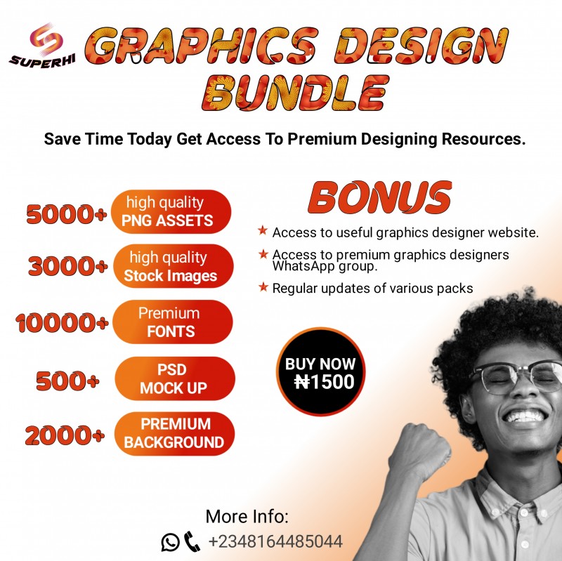 Buy GRAPHICS DESIGN BUNDLE by Segun-peters Oluwaseun on Selar