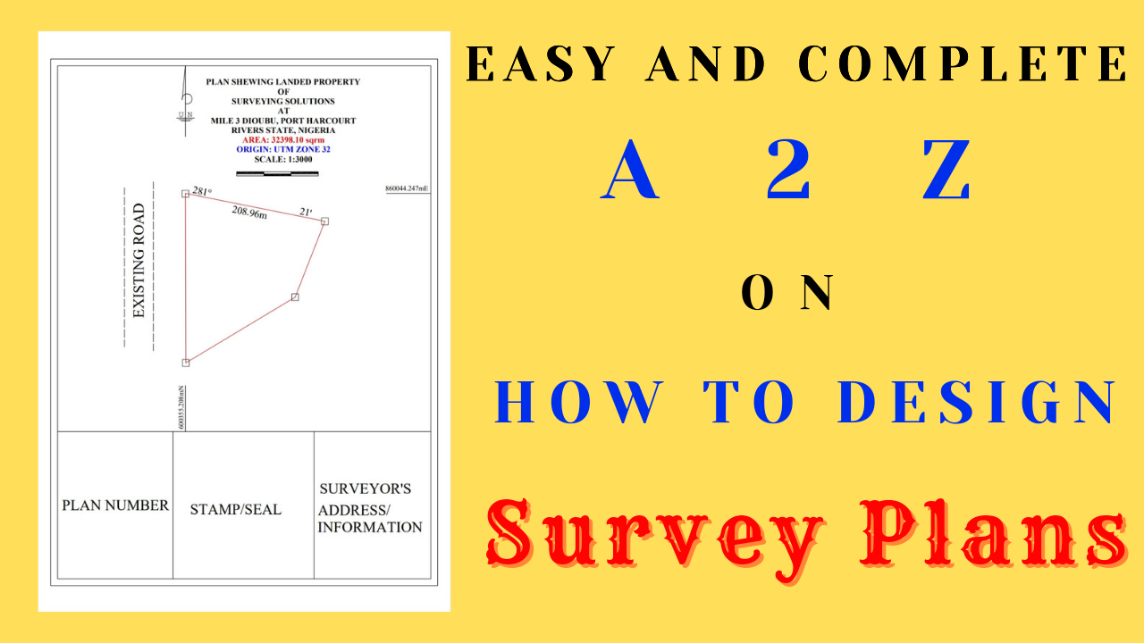Buy Survey Plan by Surveying Solution on Selar