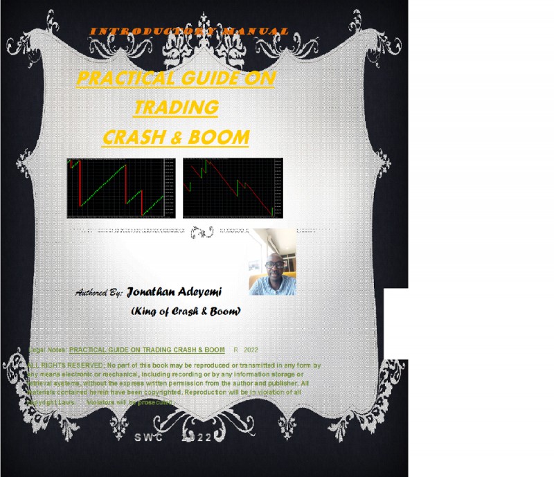 Buy PRACTICAL GUIDE ON TRADING CRASH & BOOM by Jonathan Adeyemi on Selar